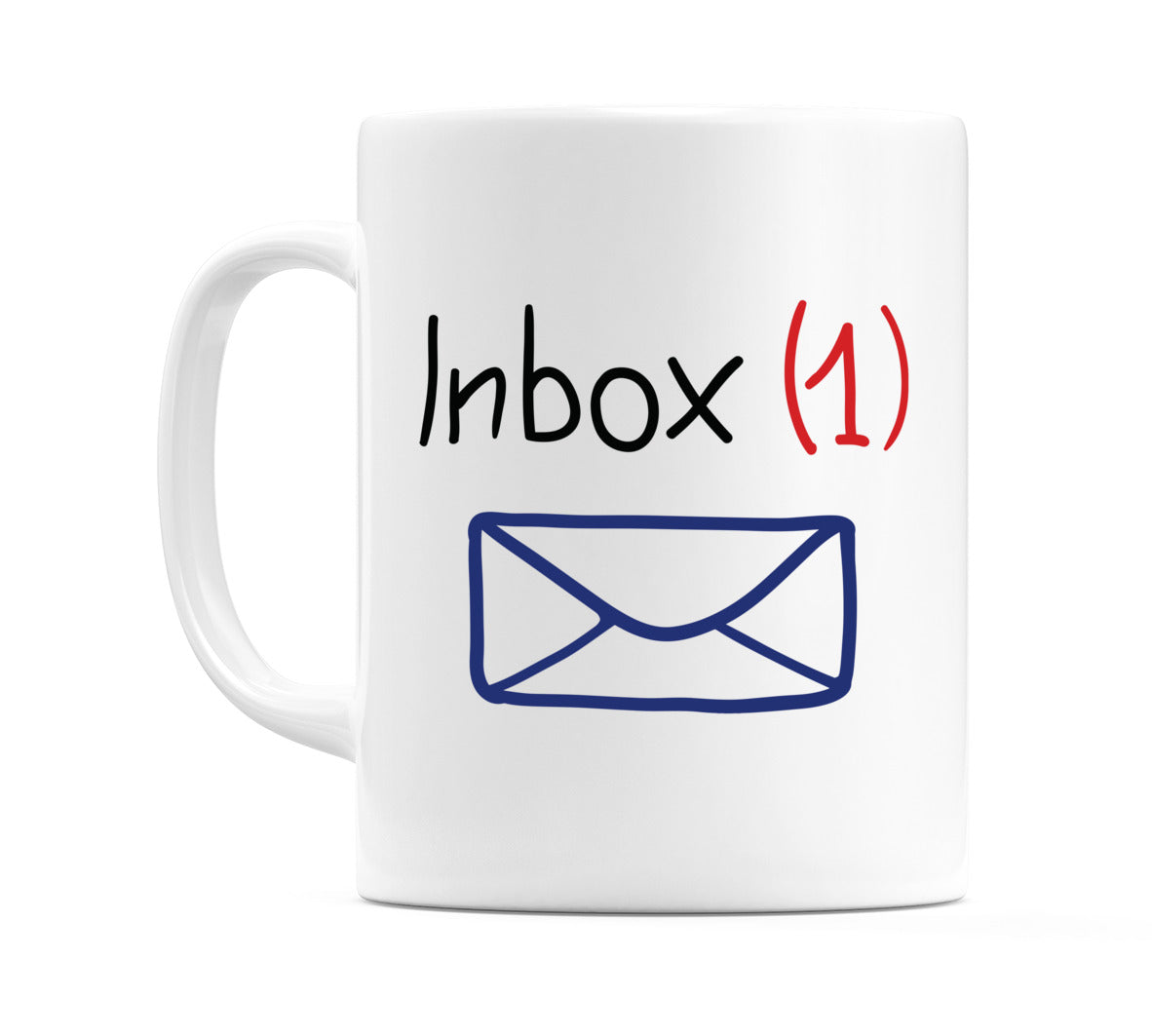 Inbox (1) Mug - WeDoMugs.com